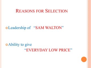 Walmart ppt | PPT