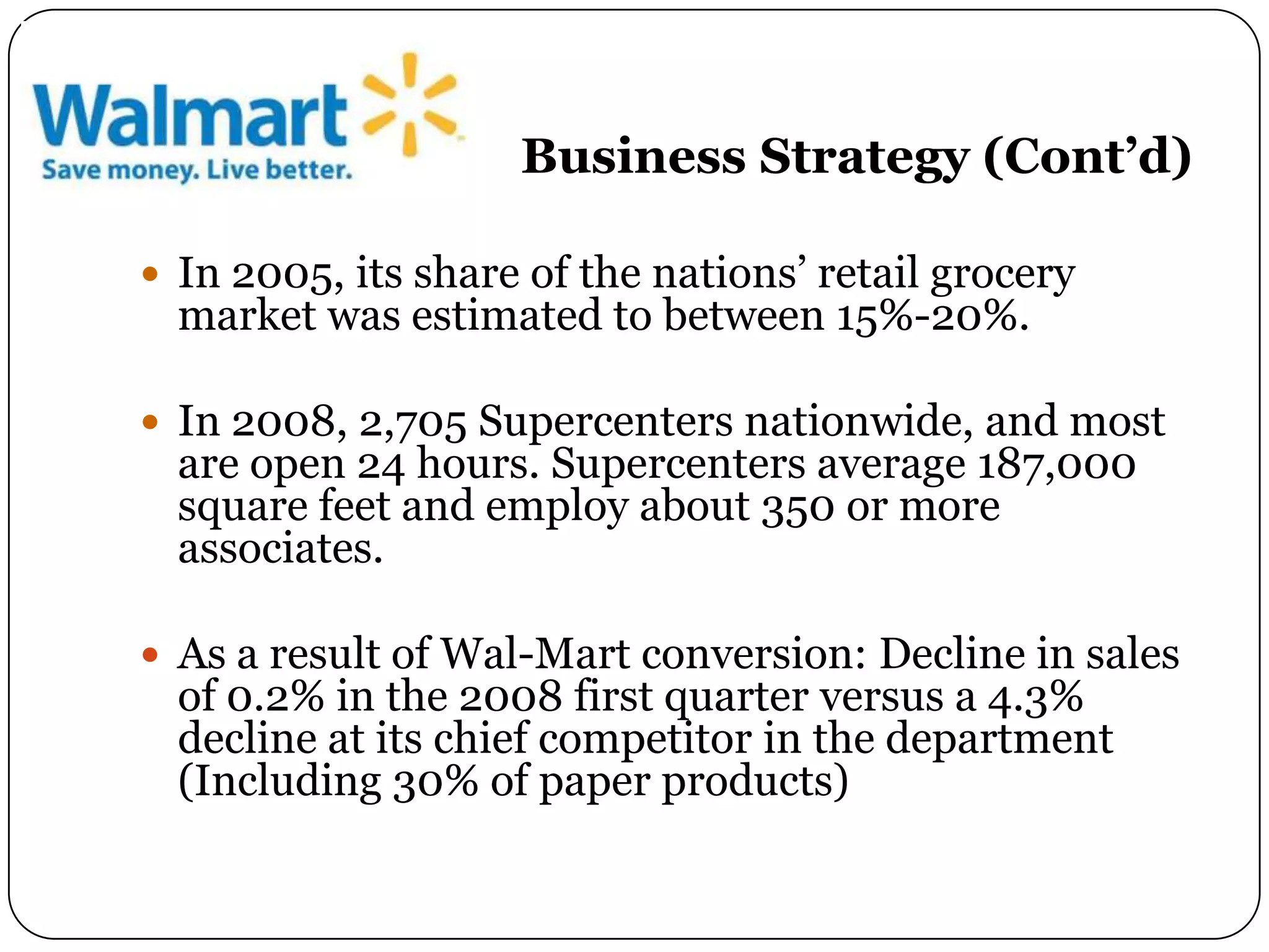 Wal Mart Presentation | PPTX | Retail Industry | Industries