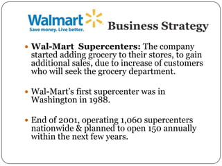 Wal Mart Presentation | PPTX | Retail Industry | Industries