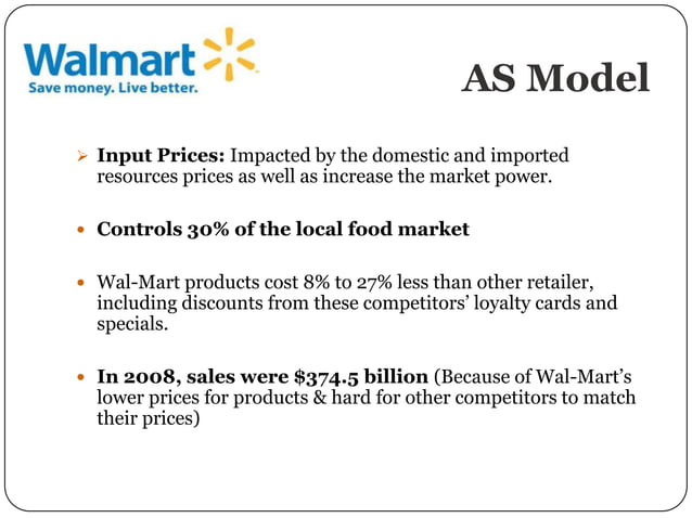 Wal Mart Presentation | PPTX | Retail Industry | Industries