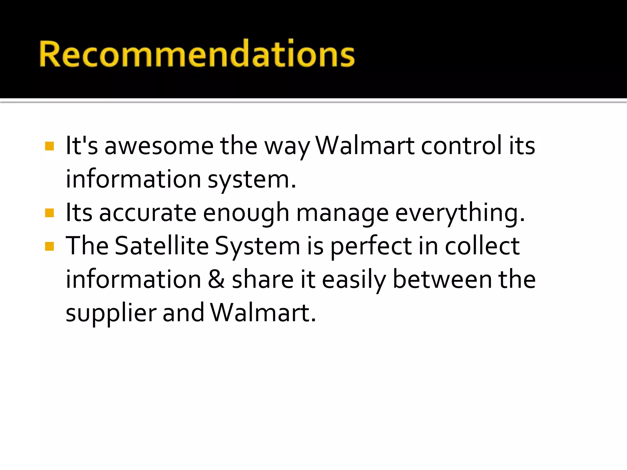 MIS in Walmart | PPTX