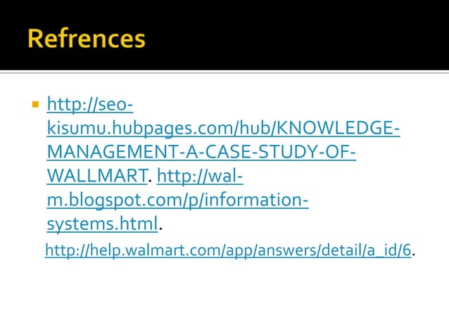 MIS in Walmart | PPTX | Retail Industry | Industries