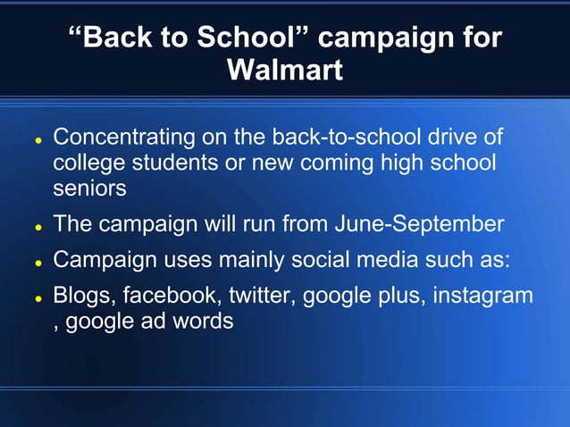 Walmart presentation | PPT