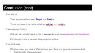Walmart Presentation | PPT