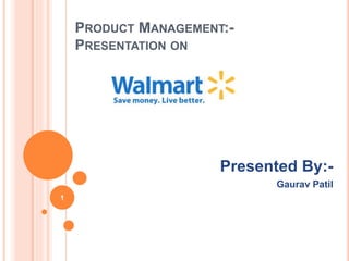 Walmart project | PPTX