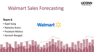 Walmart sales forecasting | PPTX