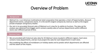 Walmart sales forecasting | PPTX