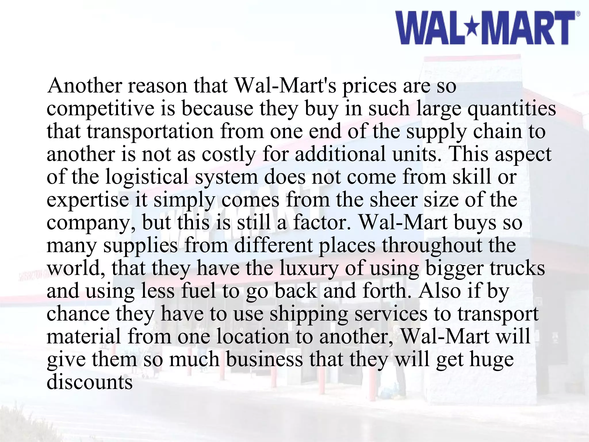 Walmart scm | PPT