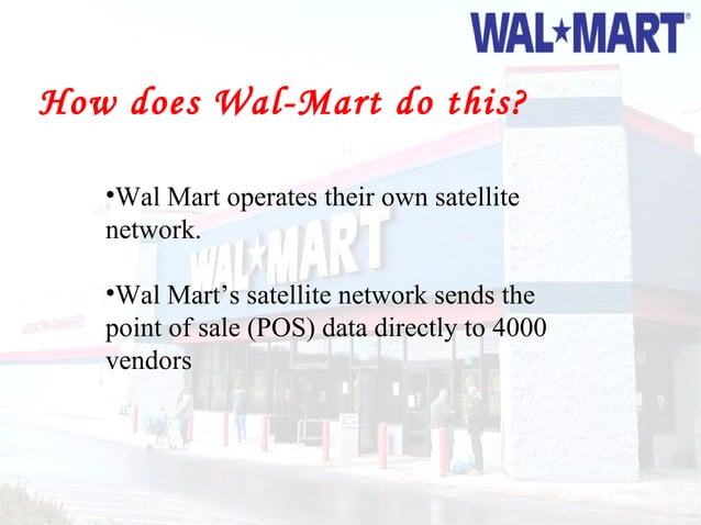 Walmart scm | PPT | Logistics | Business
