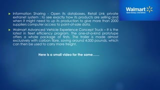 Supply Chain Management - Walmart | PPTX