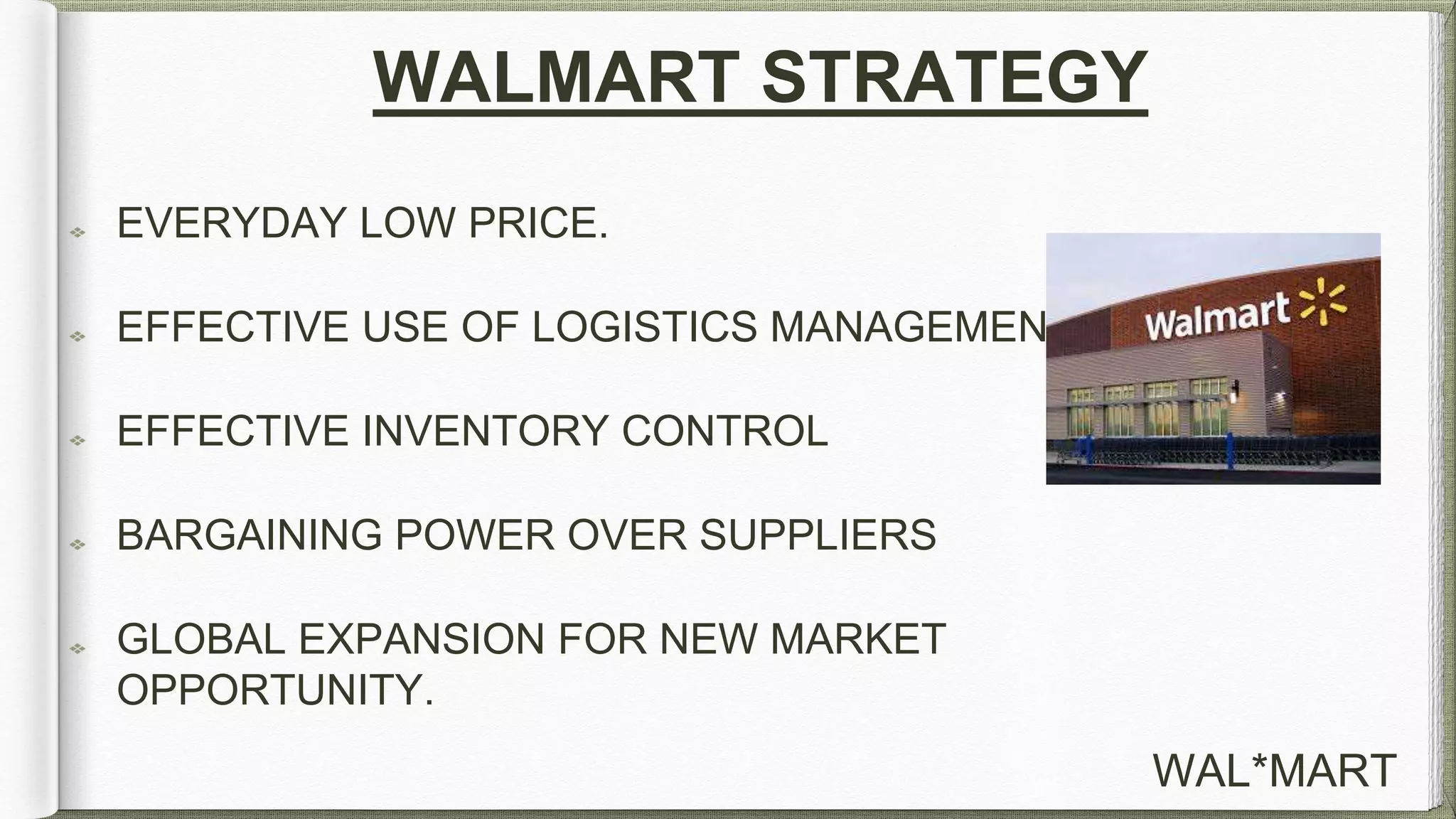 Walmart supply chain management | PPTX
