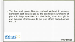 Walmart supply chain management | PPTX