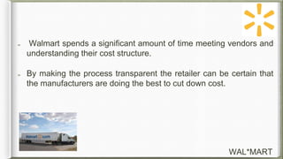 Walmart supply chain management | PPTX