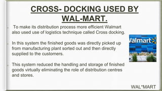 Walmart supply chain management | PPTX