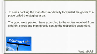 Walmart supply chain management | PPTX