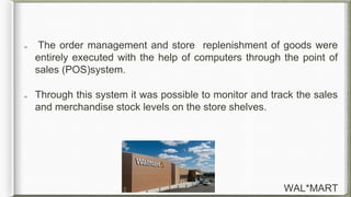 Walmart supply chain management | PPTX