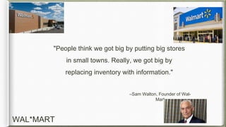 Walmart supply chain management | PPTX