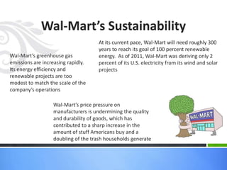 Walmarts Greenwash | PPTX