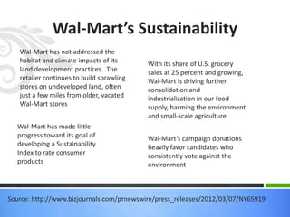 Walmarts Greenwash | PPT