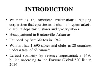 Walmart’s strategy | PPT