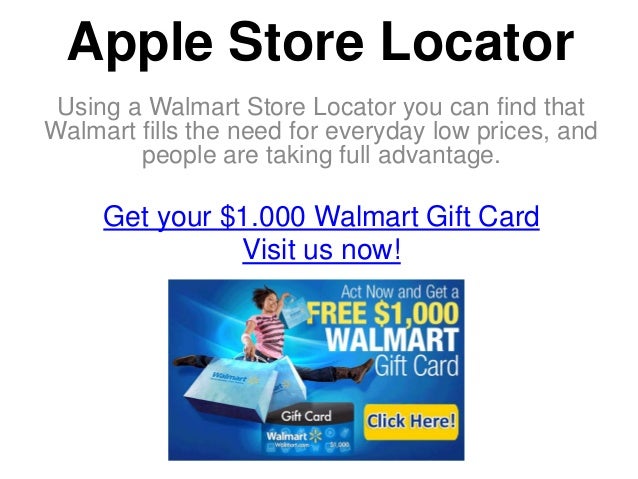 Walmart Store Locator