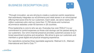 Walmart SWOT Analysis 2018 | PDF