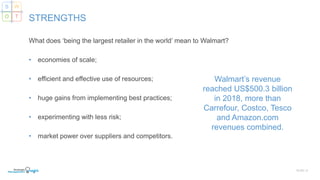 Walmart SWOT Analysis 2018 | PDF