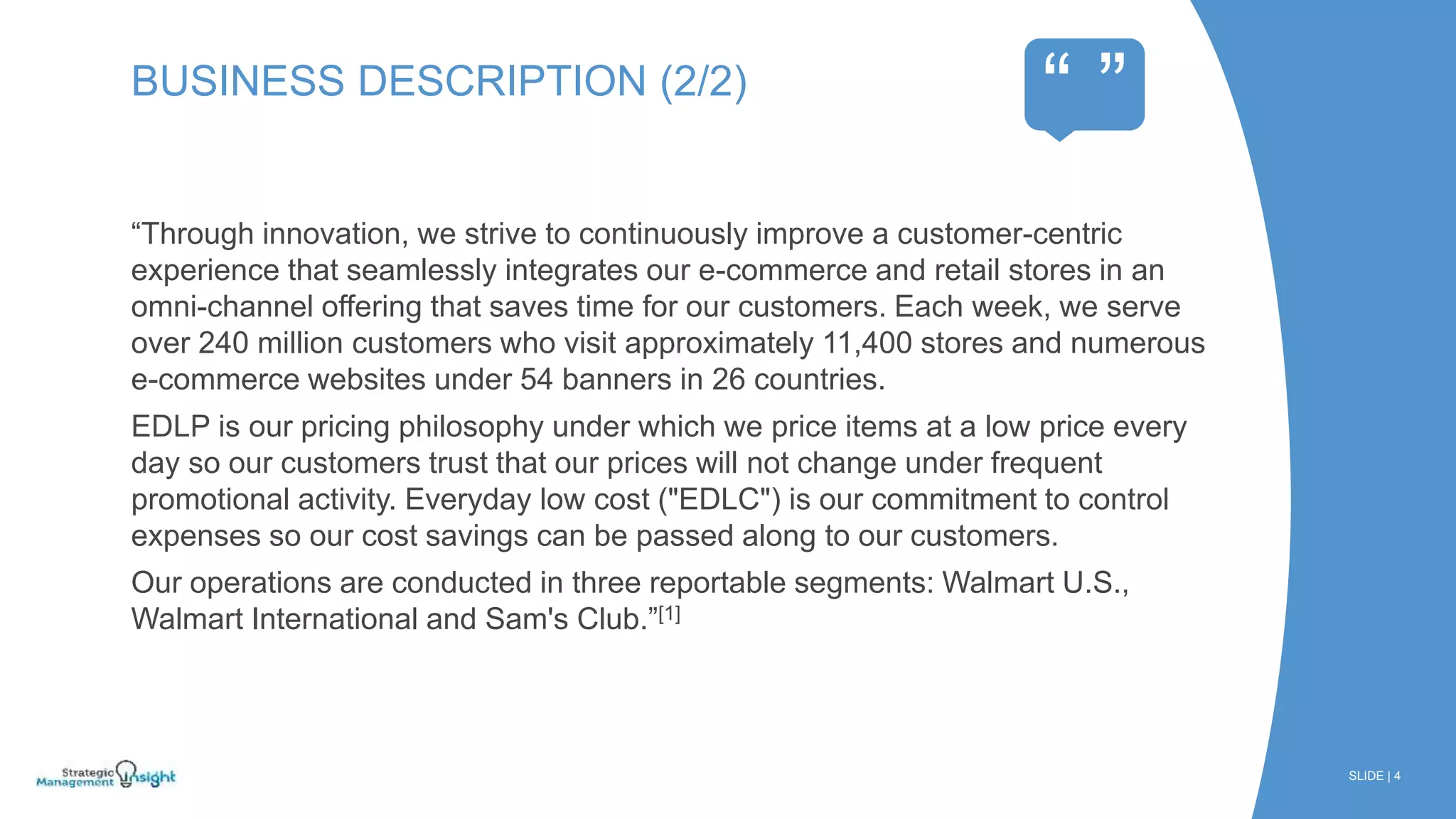 Walmart swot analysis 2021 | PPTX