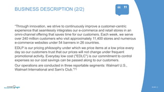 Walmart swot analysis 2021 | PPTX