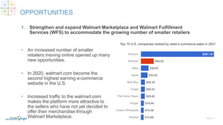 Walmart swot analysis 2021 | PPTX