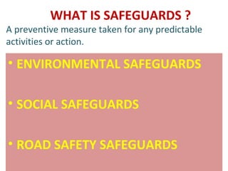 Environmental safeguards | PPT