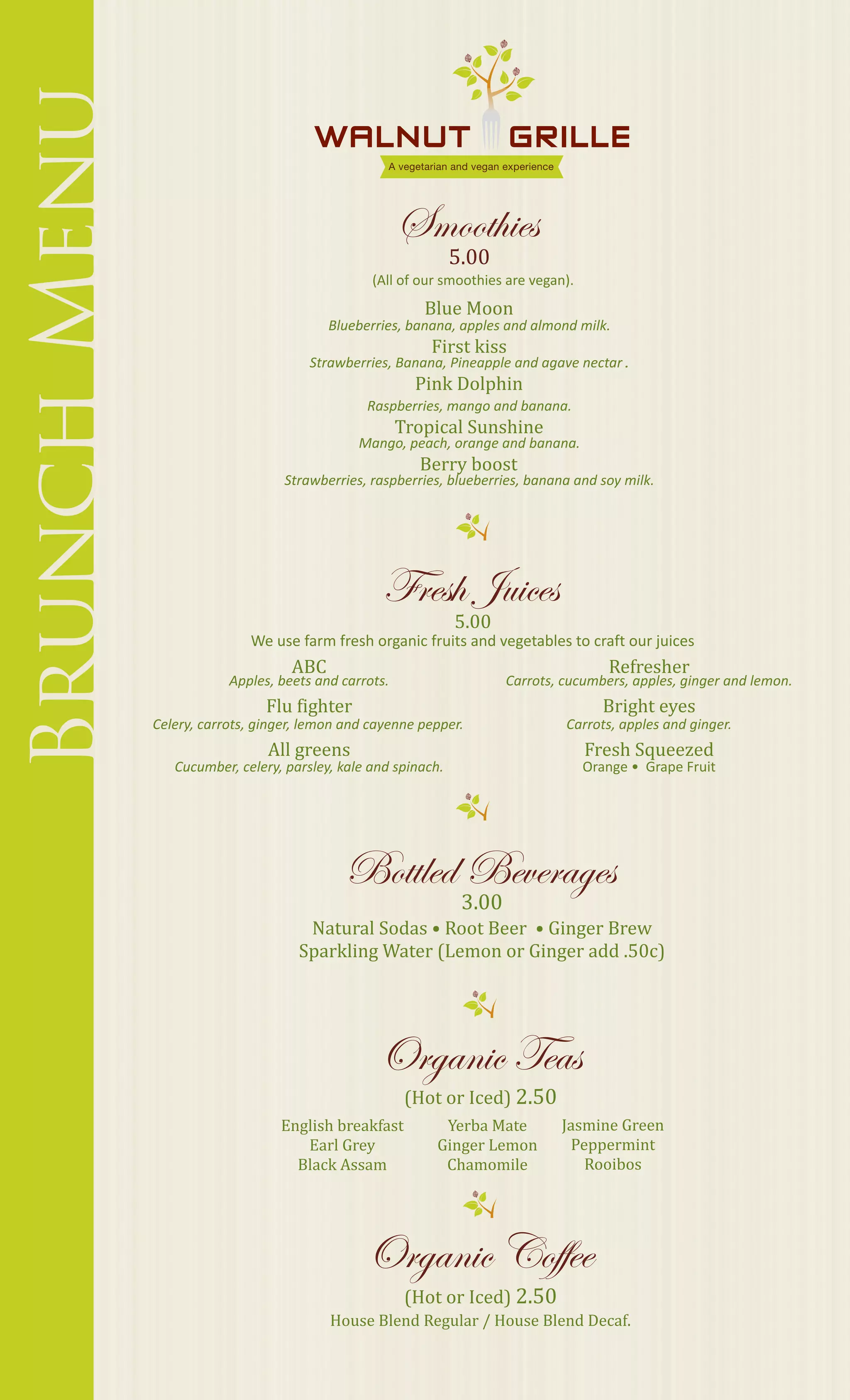 Walnut grille brunch menu | PDF