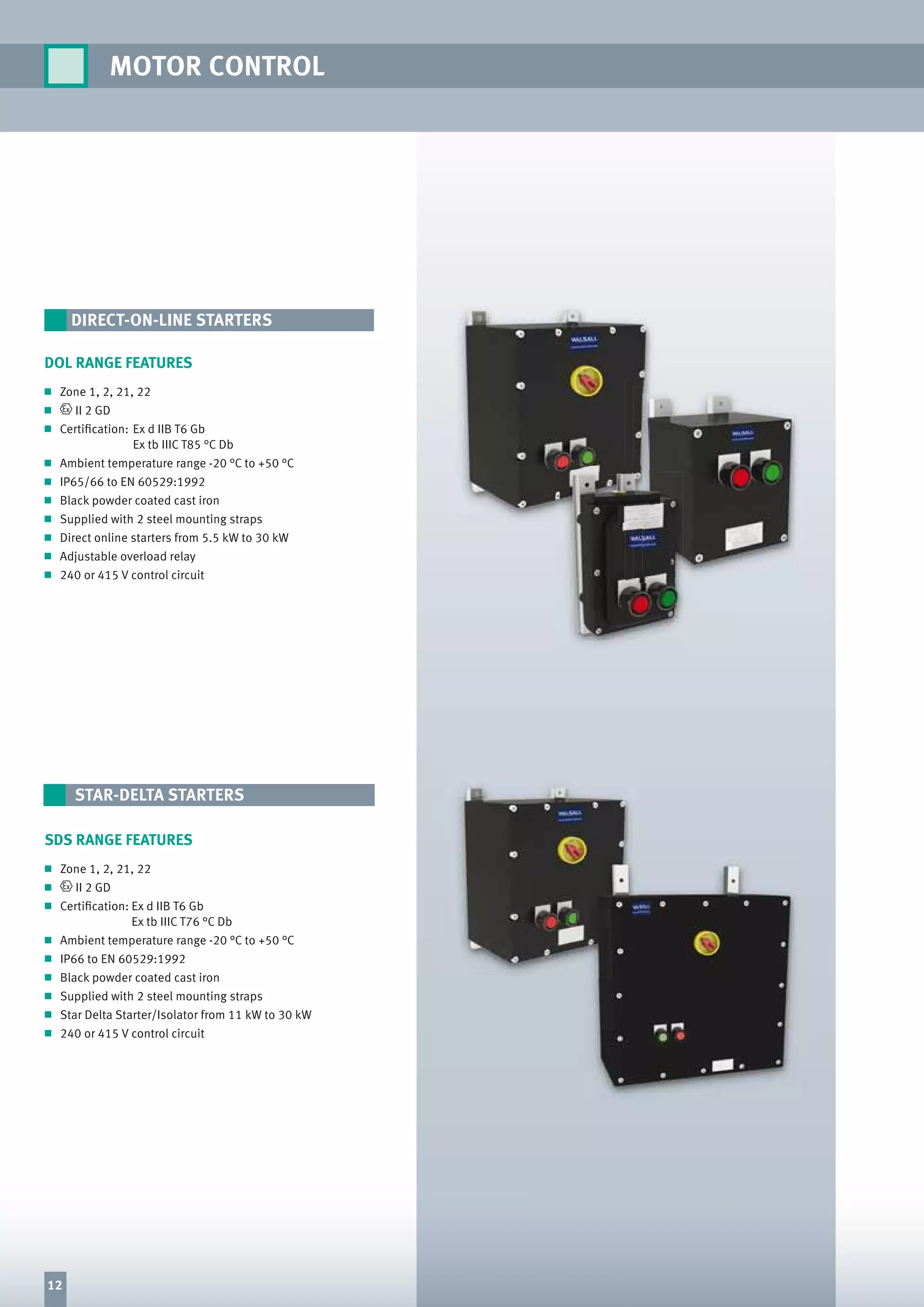 Walsall - Hazardous Area ATEX Control Stations Zone 1 & Zone 2 | PDF