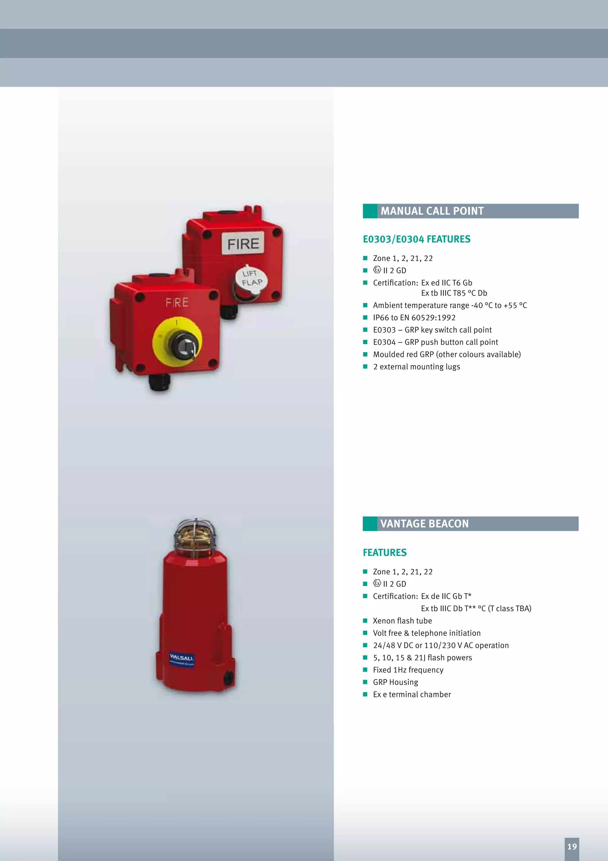 Walsall - Hazardous Area ATEX Control Stations Zone 1 & Zone 2 | PDF