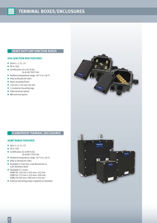 Walsall - Hazardous Area ATEX Control Stations Zone 1 & Zone 2 | PDF