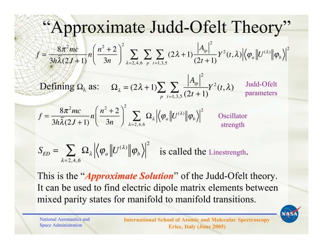 Judd-Ofelt Theory: Principles and Practices | PDF | Chemistry | Science