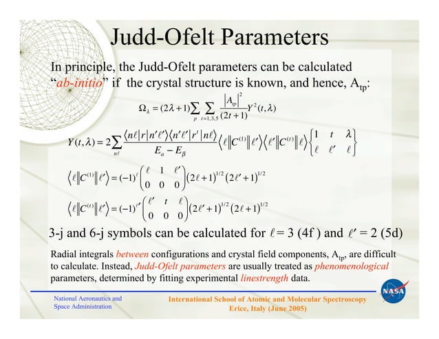 Judd-Ofelt Theory: Principles and Practices | PDF | Chemistry | Science