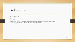 Walsh transform | PPTX