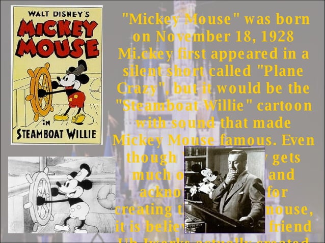 Walt Disney BIO | PPT