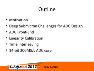 Contemporary Design of High ADC | PPT