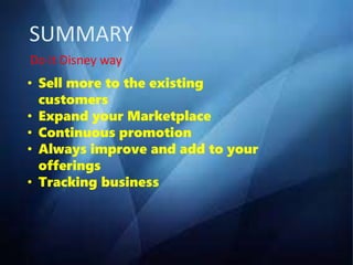 Analysing consumer markets - Walt Disney | PPTX