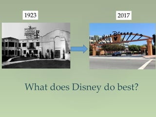 Analysing consumer markets - Walt Disney | PPTX