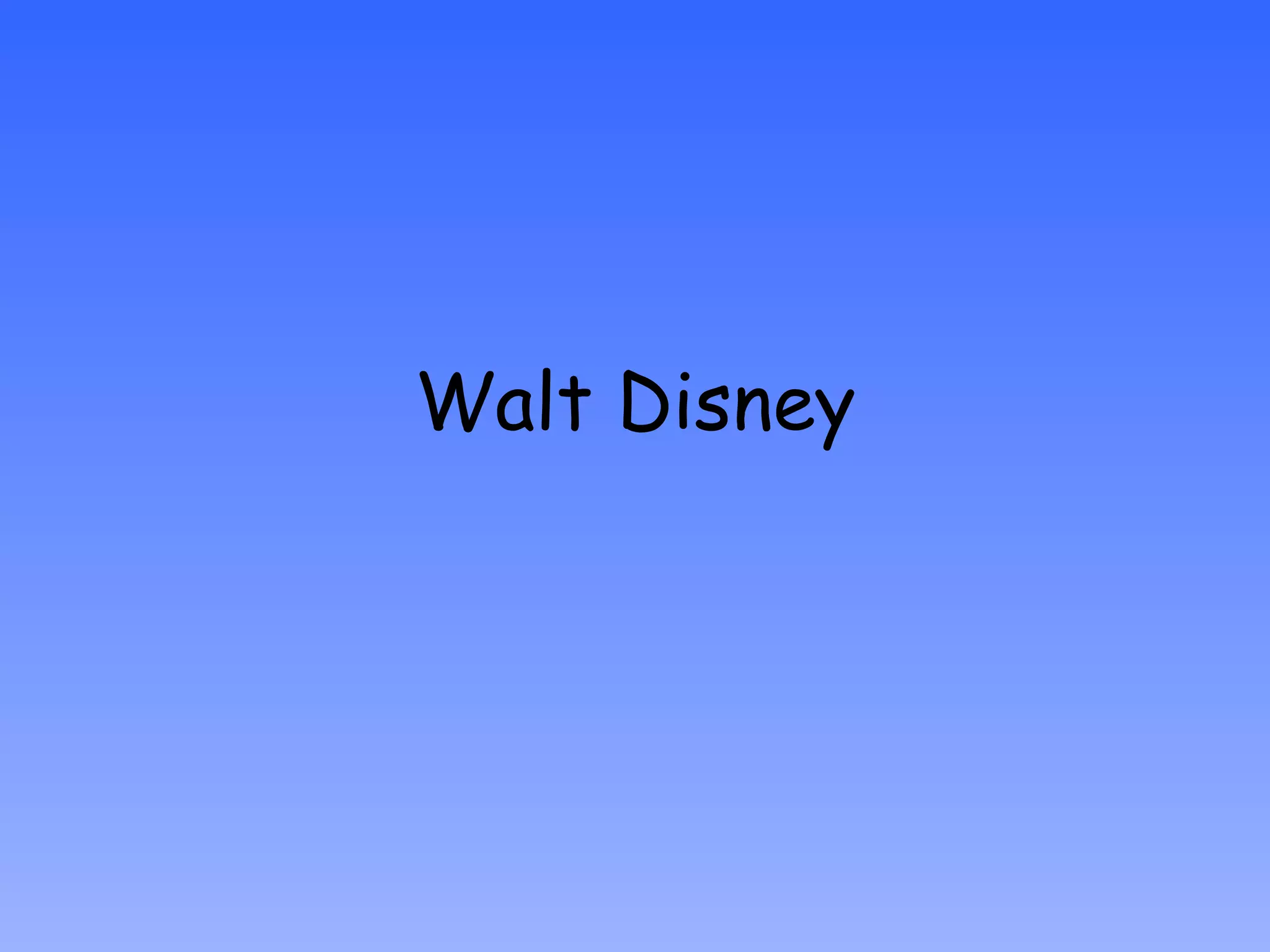 Walt Disney | PPT