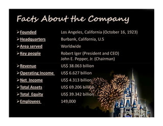 The Walt Disney Company | PPT