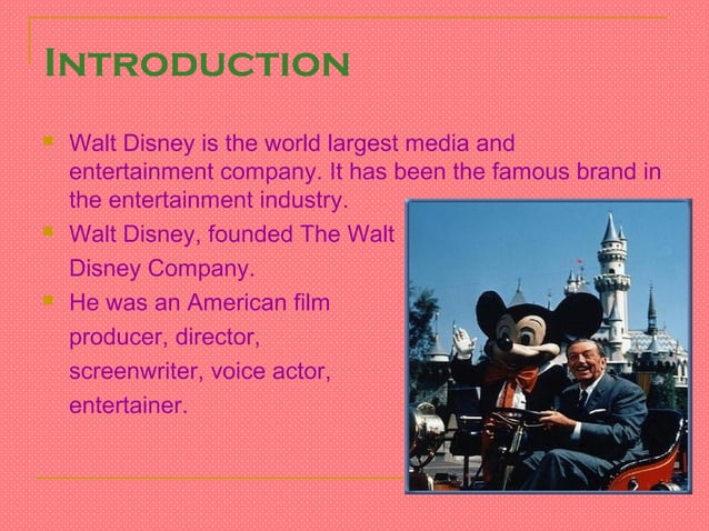 Walt disney | PPT