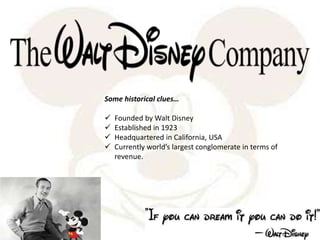 Waltdisney ananalysisofthestrategicchallenges-140508182446-phpapp02 | PPTX