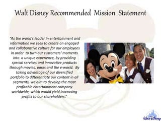 Waltdisney ananalysisofthestrategicchallenges-140508182446-phpapp02 | PPTX