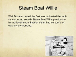 Walt disney animations | PPTX