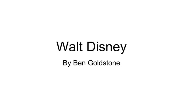 Walt disney & bbc | PPT