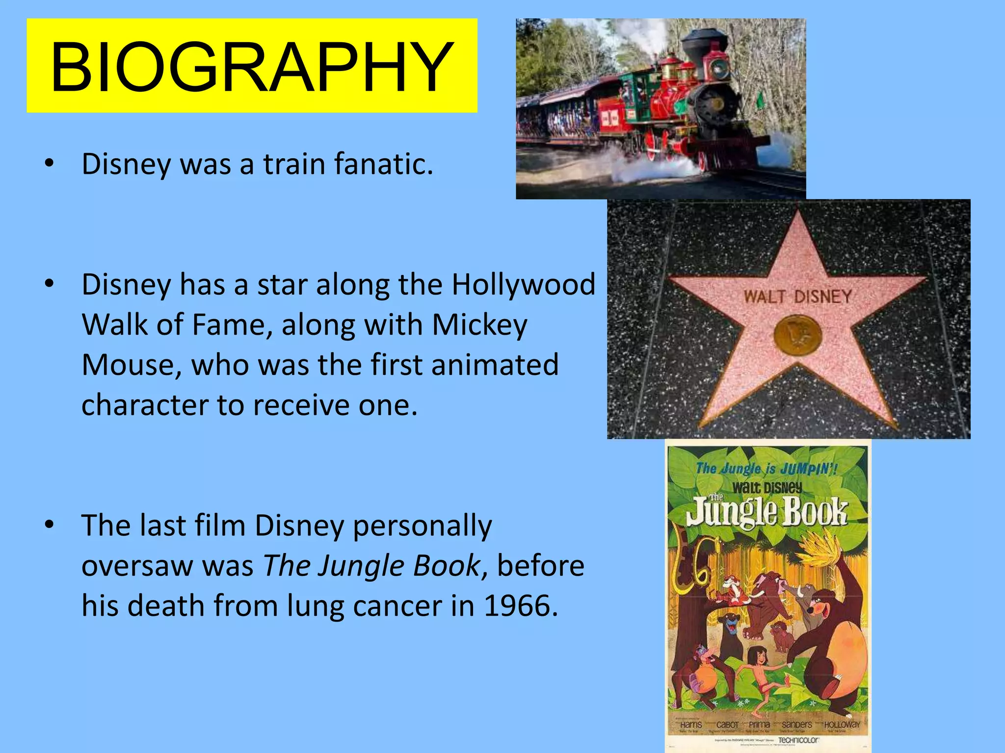 Walt disney biography | PPTX